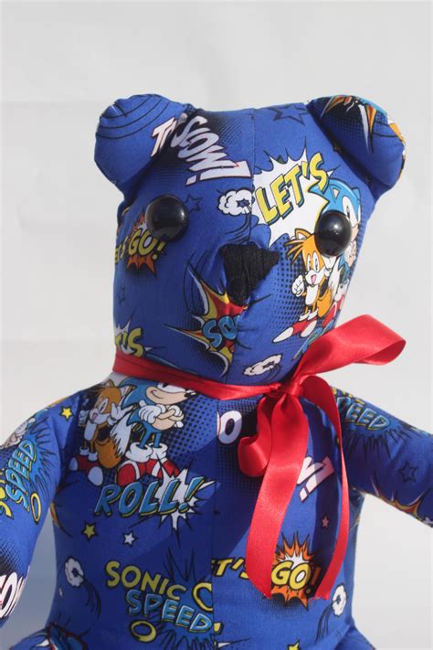 Sonic Teddy Bear Etsy