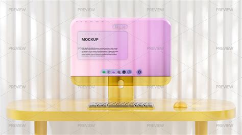 Glassmorphism Desktop Mockup Graphics Motion Array