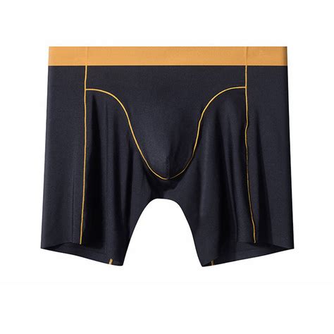Mens Ultra Thin Ice Silk Boxer Briefs Up To Size 3xl 4 Pack Jewyee