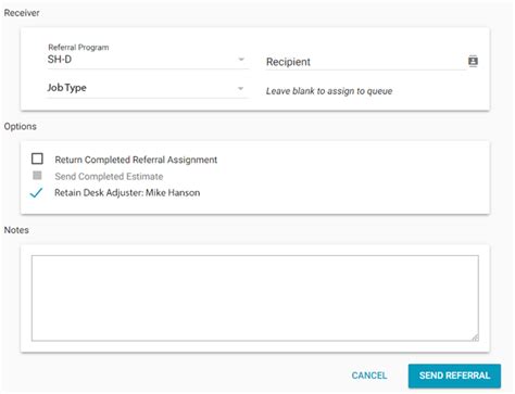 Referral Assignment Helpdocs