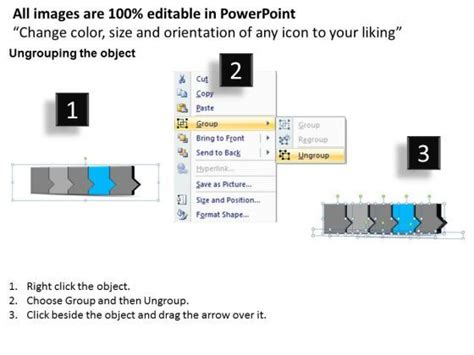 Ppt D Straight Description To Prohibt Business Losses Five Steps PowerPoint Templates