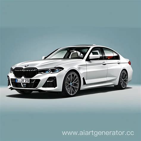 Luxury Bmw F90 Sports Car Racing On Desert Highway Ai Art Generator