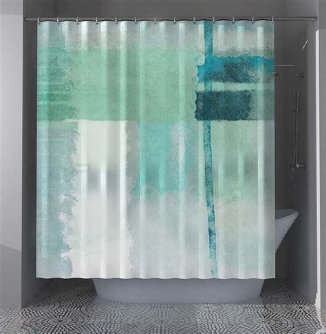 East Urban Home Dewanda Abstract Shower Curtain Wayfair