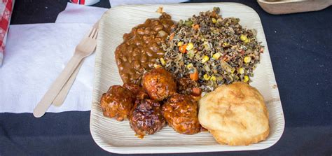 I Ate Elk Meatballs Frybread Wild Rice And Baked Beans Rfood