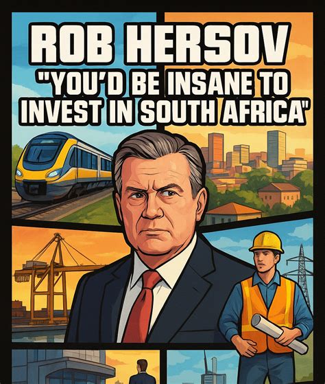 Rob Hersov — “youd Be Mad To Invest In South Africa” By Mr V Oct