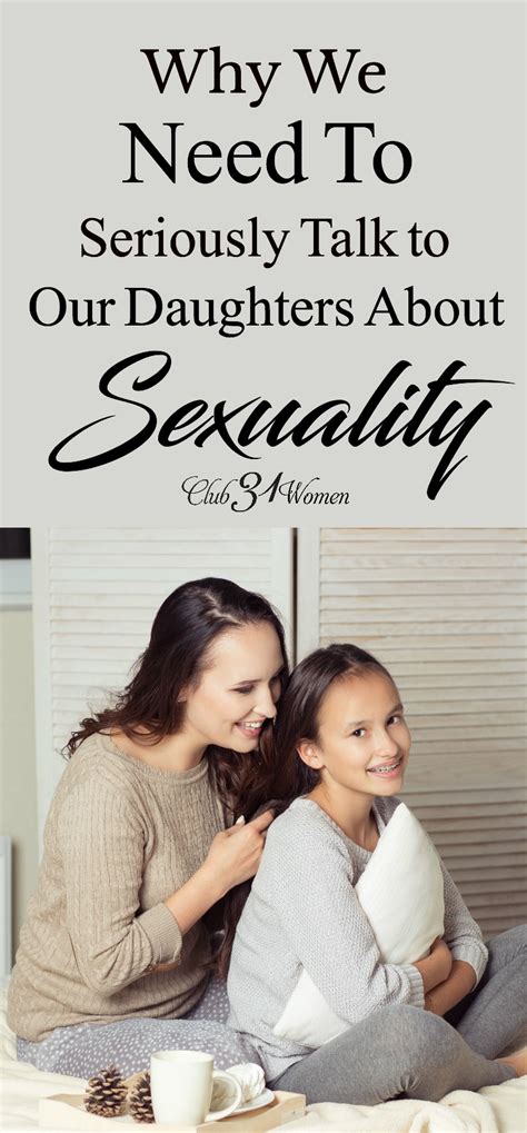 Why We Need To Seriously Talk To Our Daughters About Sexuality