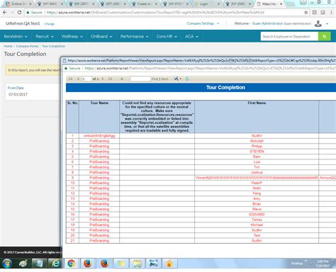 Nf 3933 Azure Uirefresh Qa Test1 Onboard Reports Incorrect