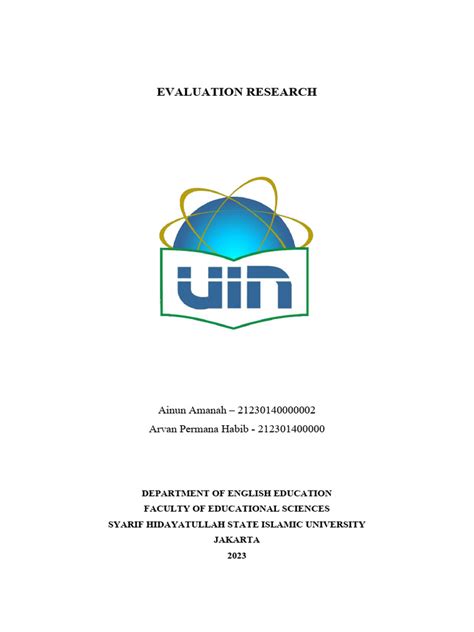 Ainun Dan Arvan Makalah Pdf Evaluation Qualitative Research