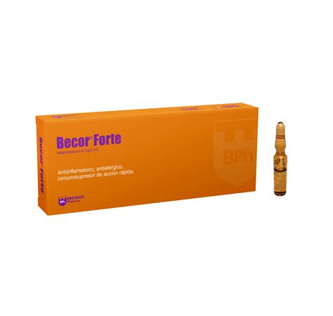 Becor Forte 8 Mg 2 Ml X 6 Ampollas Farmacias Telchi