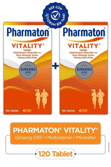 Pharmaton Vitality 60 Tablet 2 Adet Fiyatı Yorumları