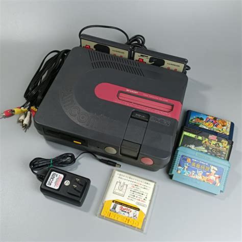 Sharp Twin Famicom Console System Japan ชาร์ปทวิน ฟามิคอมแท้ญี่ปุ่น สัณญาณ Av แต่กำเนิด หม้อ