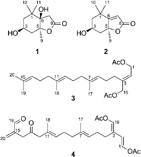 Allelopathic Compounds Isolated From G Filamentosa Compounds 1 And 2