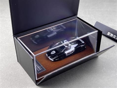 Finclassically 1 64 Police Enzo Racing Sports Model Diecast Metal Car