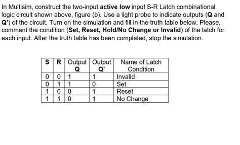 1 In Multisim Construct The Two Input Active High
