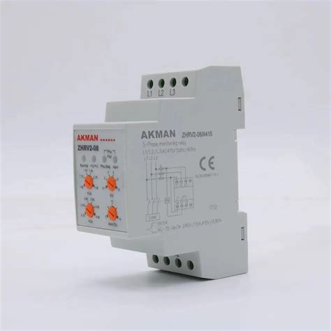 3 Phase Voltage Monitoring Relay Phase Sequence And Failure Protection