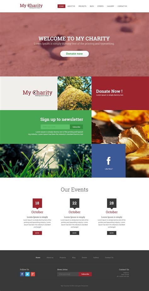 ngo website free web template free website templates web template
