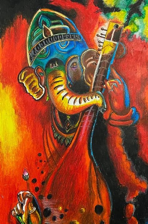 Picture Of The Day — Ganpati Bappa Morya Art By Laksh Pal Keekli