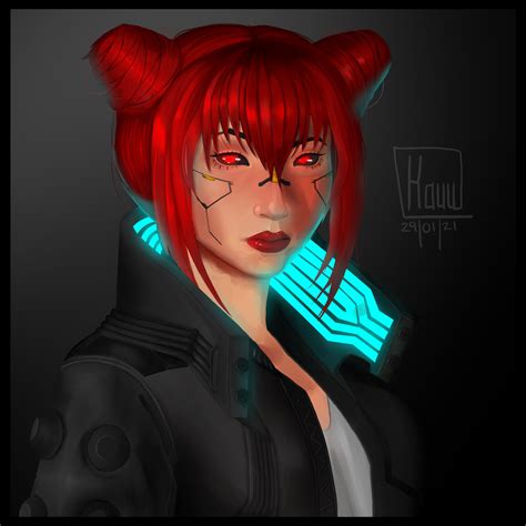 Cyberpunk Oc By Kauu On Deviantart