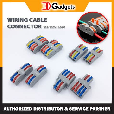 Wire Cable Connector Wiring Conductor 32a 250v Terminal Block For 3d