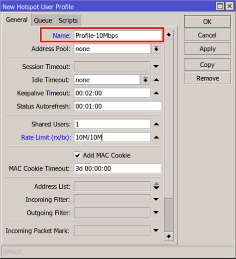 attribute dan constraint pada user manager v7