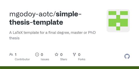 I Did A Simple Thesis Template And Need Feedback Rlatex