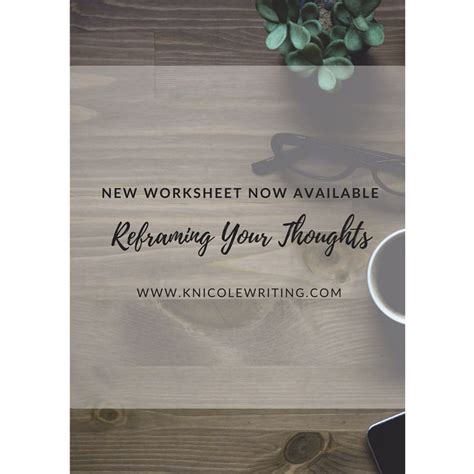 Identify Negative Thoughts With This Free Worksheet