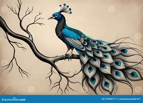 Pavo Real Dibujo