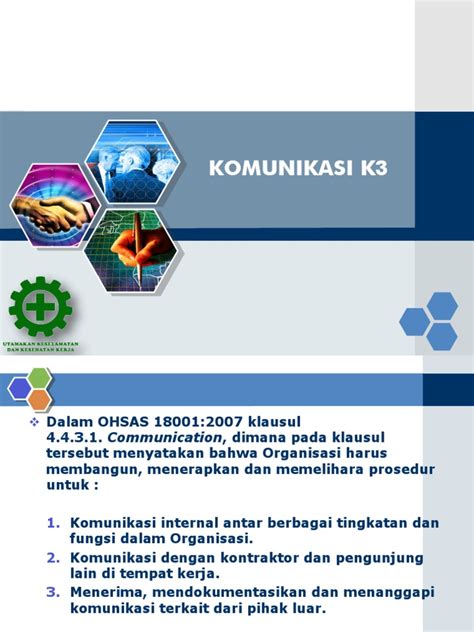 Komunikasi K3 Dalam Penanganan Kecelakaan Pdf