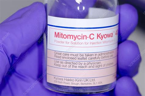Mitomycin Anti Cancer Drug Stock Image C011 5446 Science Photo Library