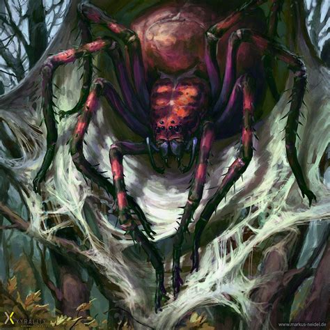 Artstation Giant Spider Markus Neidel Spider Art Giant Spider Fantasy Monster