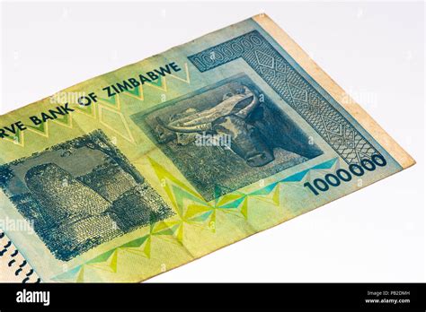 1000000 One Million Zimbabwe Dollars Bank Note One Of Manny