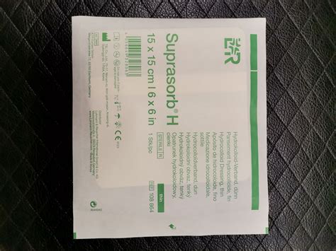 Suprasorb H Thin 15x15cm Hidrokolloid Yara Örtüsü 1 Adet Su Geçirmez