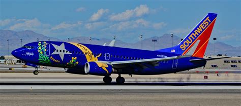 Which Us States Has Southwest Airlines Featured In Its Special Liveries