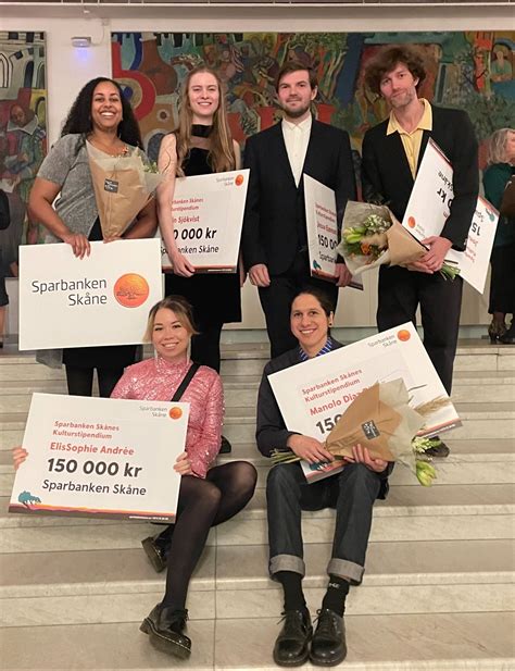 Ett Rungande Stort Grattis Till Mottagarna Av Sparbanken Skånes Kulturstipendier Som Delades Ut