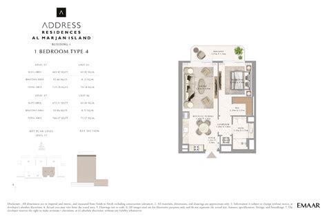 Floor Plans Address Residences Al Marjan Island By Emaar