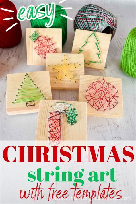 Printable Holiday String Art Templates Printableacnz