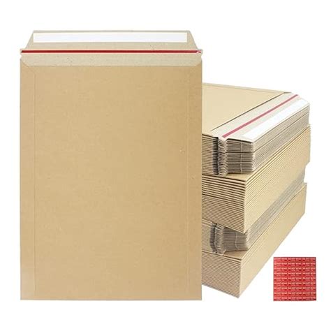 Zmybcpack 100 Pack 9x12 Inch Self Seal Photo Document Mailers Stay Flat