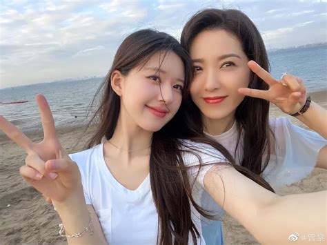 这对“绝色母女花”，一个熟，一个纯，让人欲罢不能 知乎