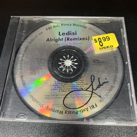 Electronic Ledisi Alright Remixes Cd 20260408 15d中古のオークション落札情報