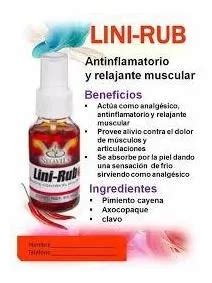 Lini Rub Aceite Para Dolor Muscular Excelente Producto Mercadolibre