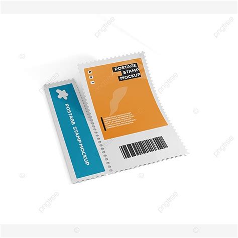 Postage Stamp Mockup Psd Template Download On Pngtree