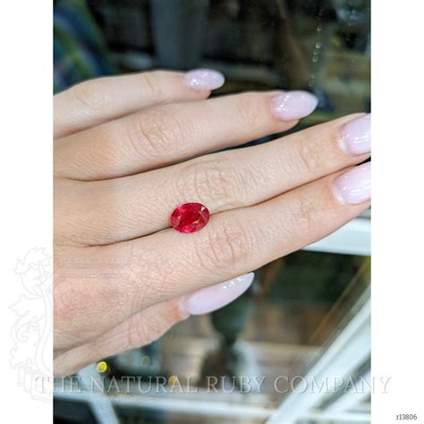 Loose Ruby Oval 217 Ct R13806 The Natural Ruby Company