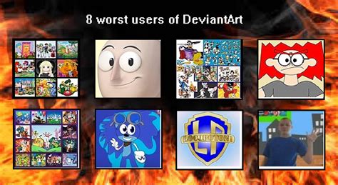 My 8 Worst Users Of Deviantart By Mrmickeytronic On Deviantart