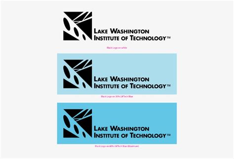 Lwtech Acceptable Logo Color Variations Lake Washington Institute Of