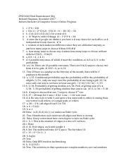 Comprehensive Study Guide On CPSC Final Exam Answer Key Course Hero