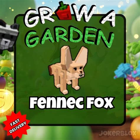 Roblox Grow A Garden Gag Fennec Fox £4 00 Picclick Uk
