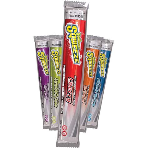 Sqwincher® Frozen Squeeze Pops Pack Of 10 Sqwincher® Sqweeze Frozen