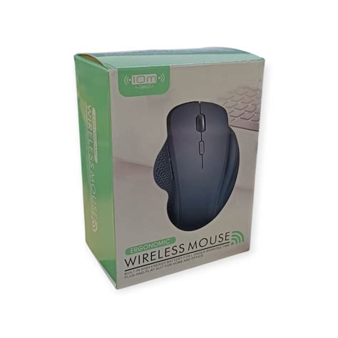 Aieach Mouse Wireless Bluetooth Optical 24ghz Ergonomic 1600dpi M7