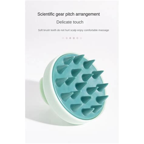Silicone Scalp Massager Brush Gentle Hair Washing Scalp Cleansing