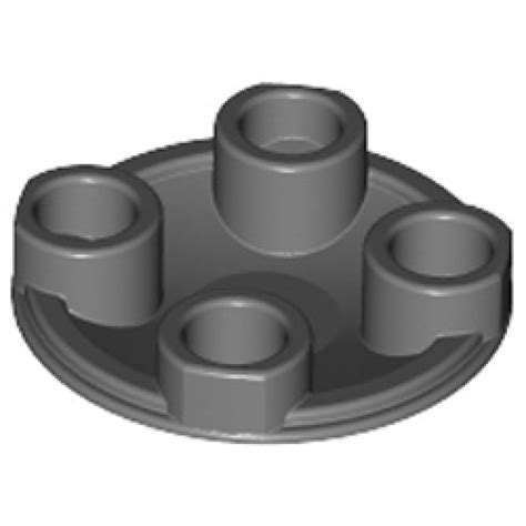 Lego Part 4278274 2654 Slide Shoe Round 2x2 Dark Stone Grey Lego